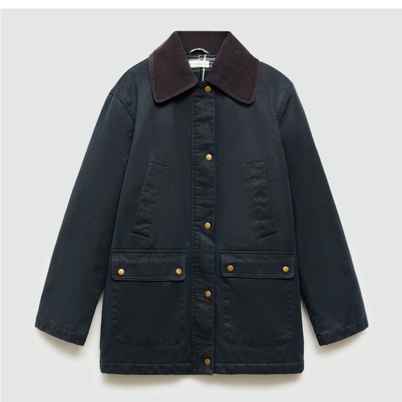 Mango | Jackets & Coats | Mango Girls Long Waxed Effect Parkabarn Coat ...